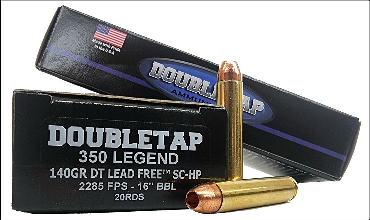350 LEGEND 140gr DT LEAD FREE SC-HP – Doubletap Ammunition