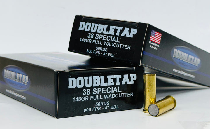 38 Special 148gr Full Wadcutter Match – Doubletap Ammunition